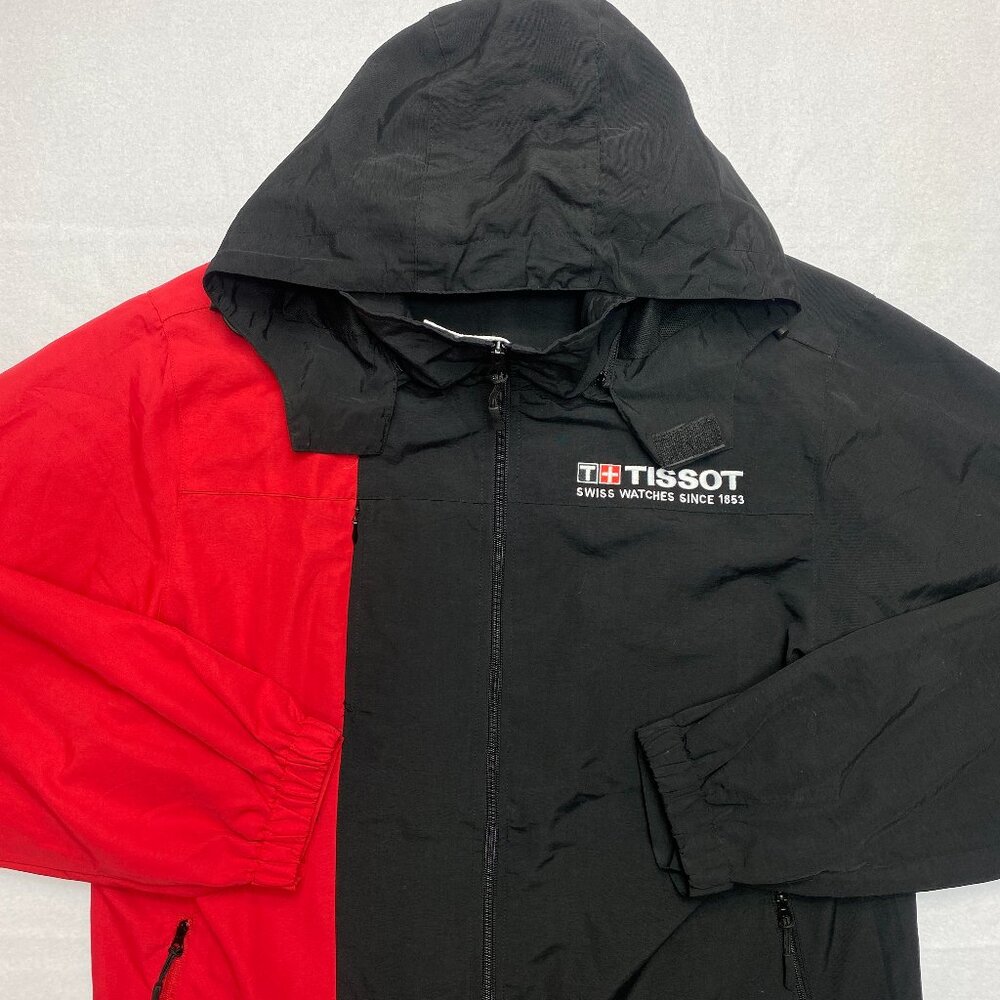 Tissot Swiss Swatches Windbreaker Jacket Men's L Red/… - Gem